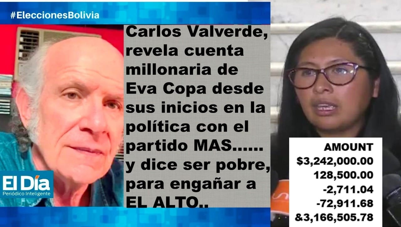 Carlos Valverde no reveló ninguna cuenta millonaria de presidente del ...