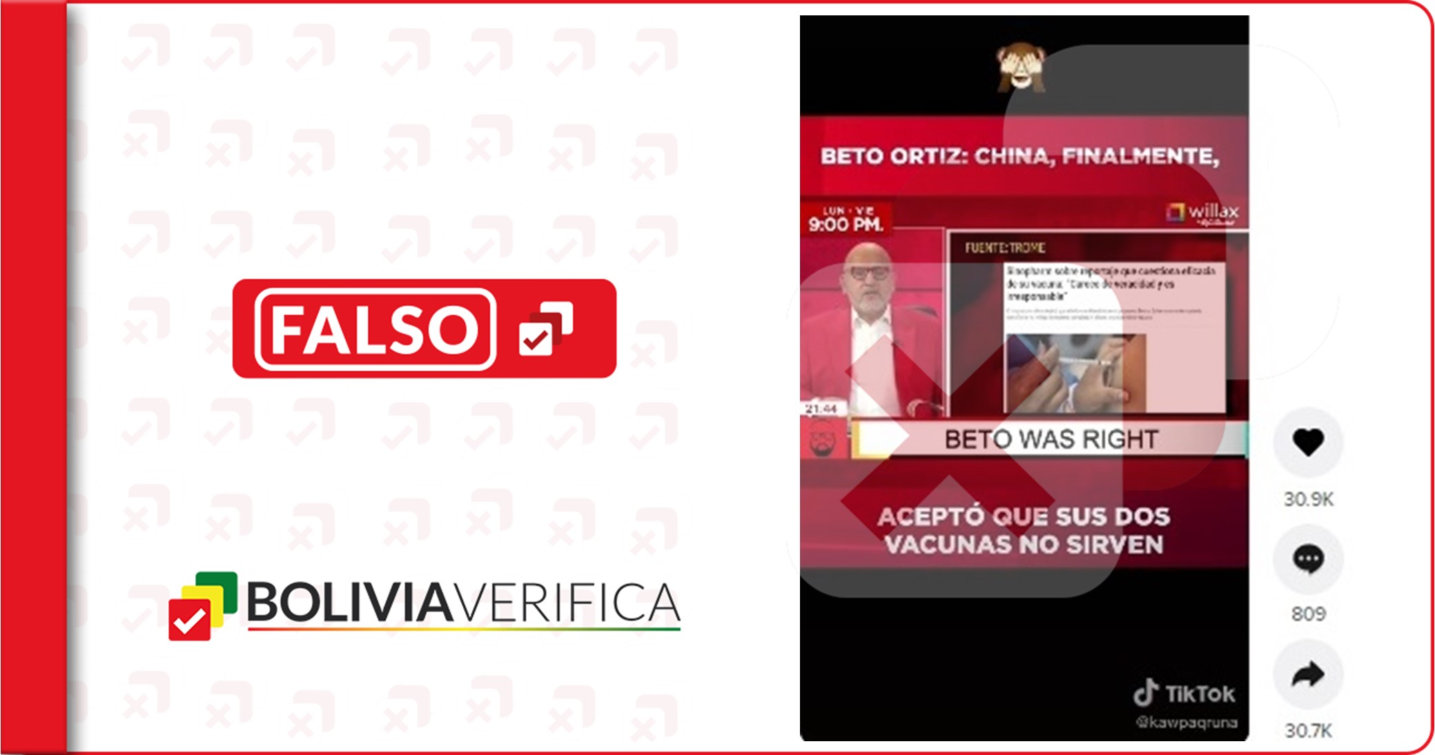 Es falso que China aceptó que sus vacunas no sirven – Bolivia Verifica Es falso que China aceptó que sus vacunas no sirven – Bolivia Verifica
