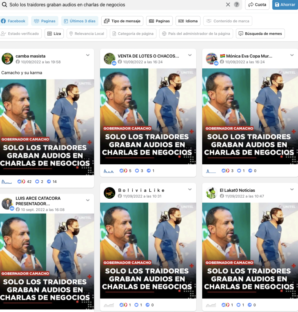 Luis Fernando Camacho no habló de “traidores” por filtración de audio ...