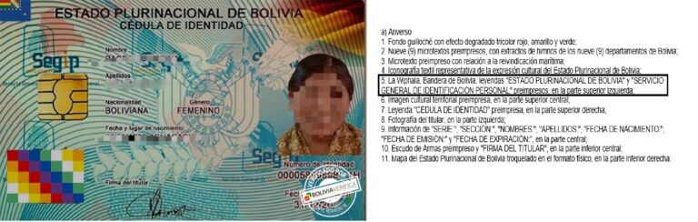 Este no es el diseño de la nueva cédula de identidad – Bolivia Verifica