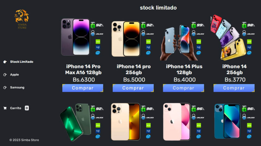 Celu Fácil y Simba Store, dos cuentas en TikTok que estafan con la ...